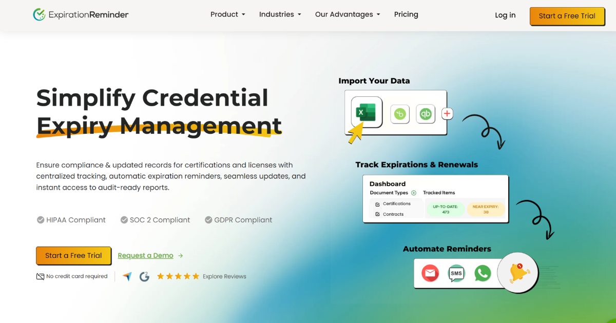 Document Expiration Tracking Software | Expiration Reminder